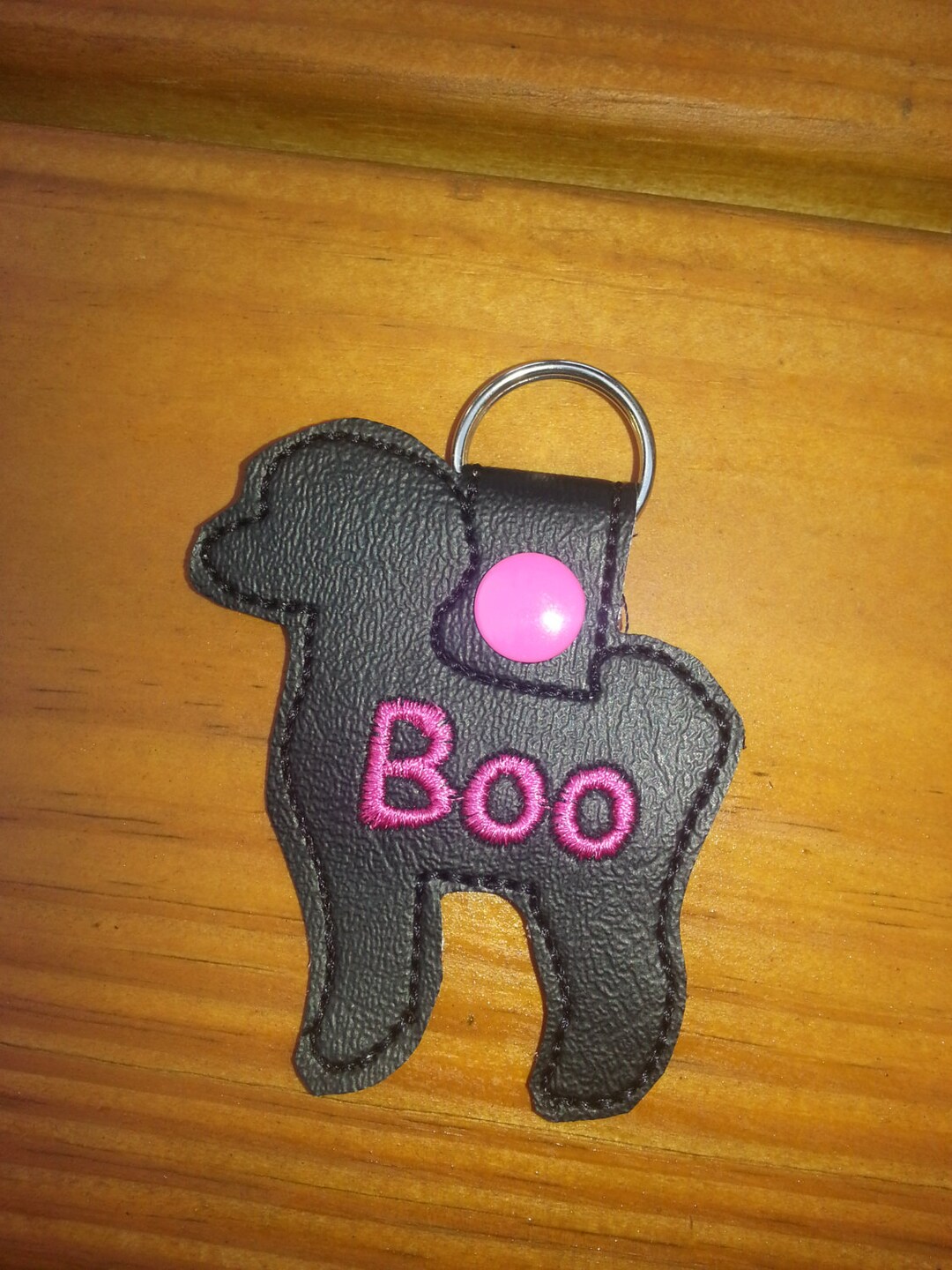 Toy Poodle Personalized Keychain Key Fob Tag - Etsy