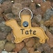Toy Poodle Personalized Keychain Key Fob Tag - Etsy