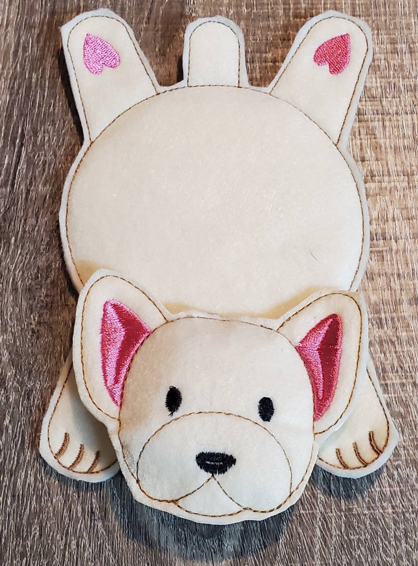 French Bulldog Frenchie Coaster Mug Rug Snack Mat | Etsy