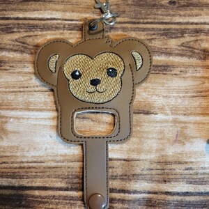 Monkey Inhaler Holder Keychain, Cute Animal Inhaler Holder Case Key Fob ...