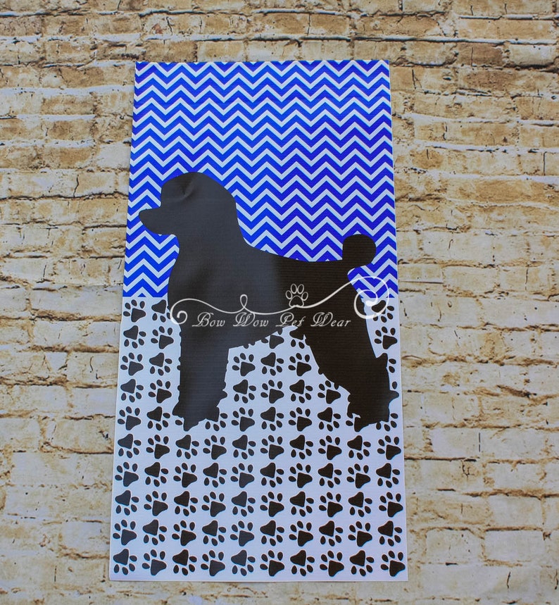 Poodle Personalized Garden Flag - Etsy
