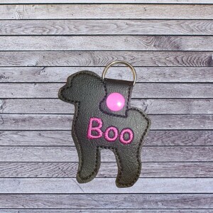 Toy Poodle Personalized Keychain Key Fob Tag - Etsy
