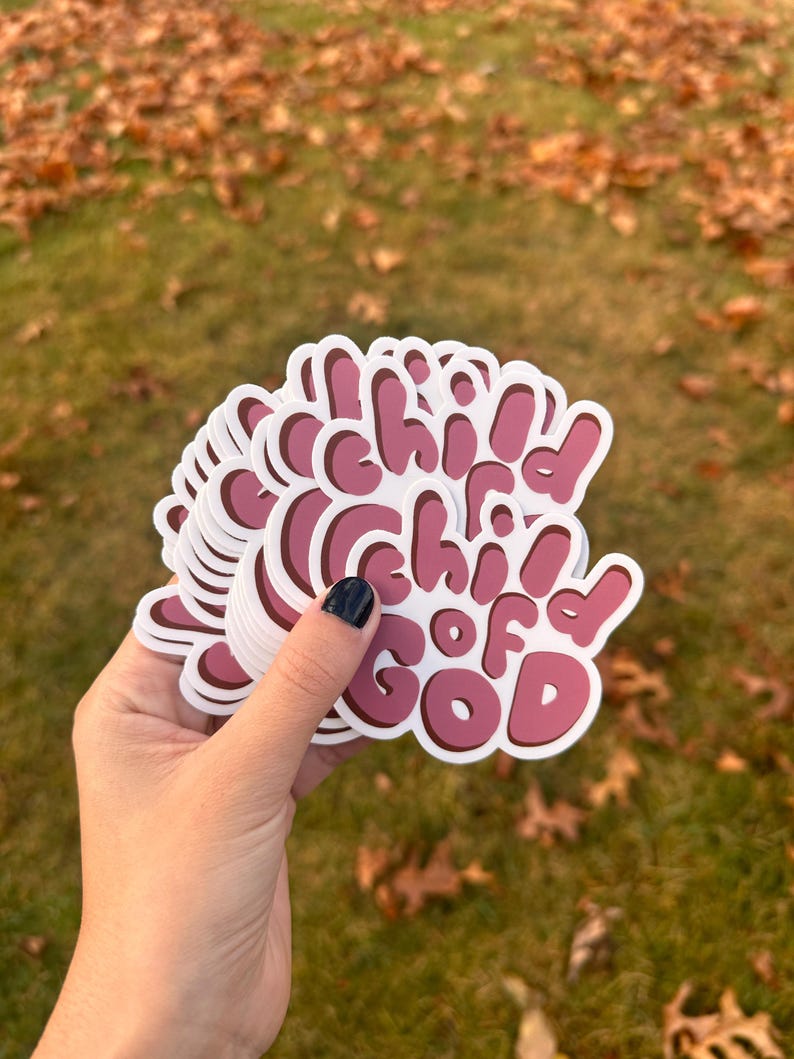 Child of God Sticker Reminder - Recordatorio Hijo/a De Dios Pegatina - Etsy