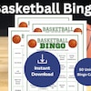 Basketball Bingo | Basketball Party | Basketball Birthday Party ...