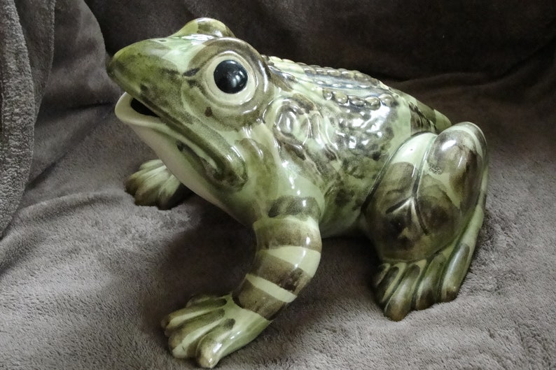 Vintage 1930's-40's Brush Mccoy Pottery Garden Frog - Etsy