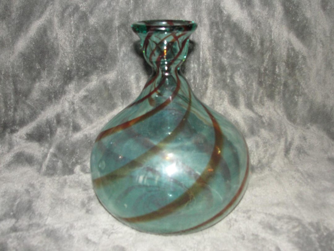 Vintage Blenko Don Shepard Glass Balloon Vase - Etsy