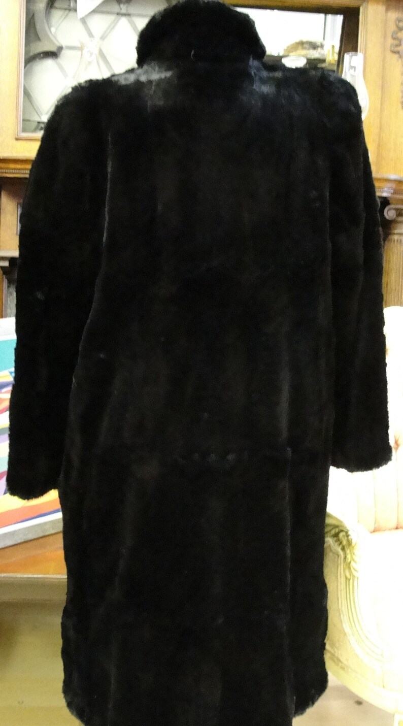 Depression Era Pappas Furriers Full Length Sheared Black Mink Coat - Etsy