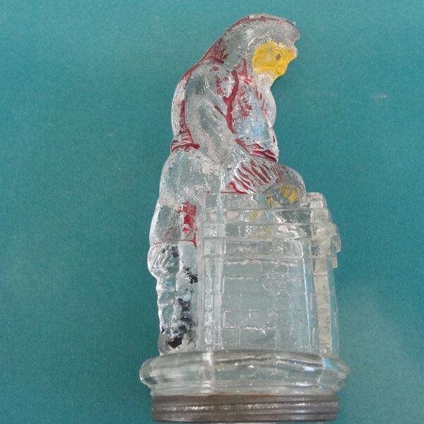 Antique Glass Candy Container - Etsy