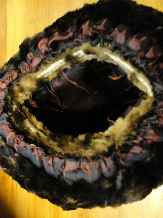 Antique Victorian Era Sheared Mink Hand Muff - Gem