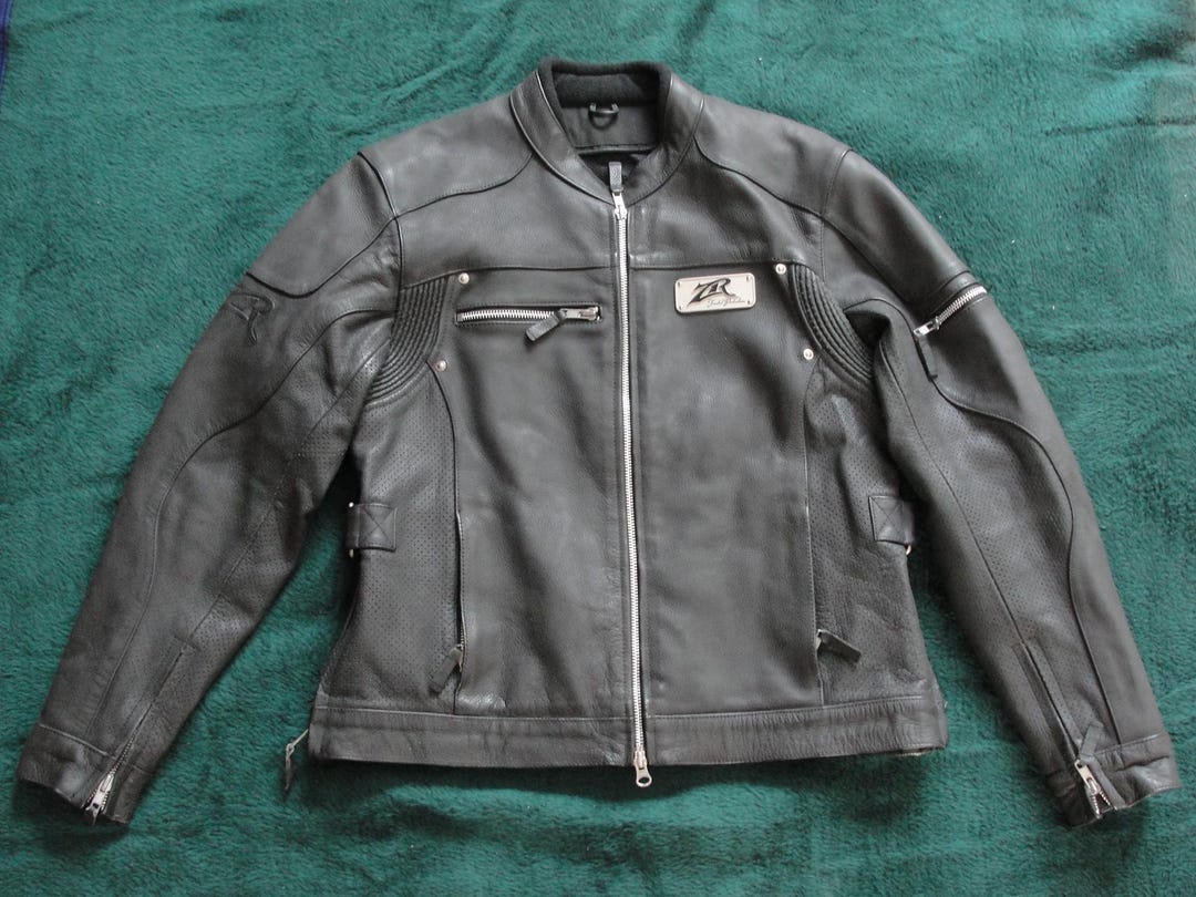 Z1R Woman's Leather Motorcycle Jacket-size Medium - Etsy