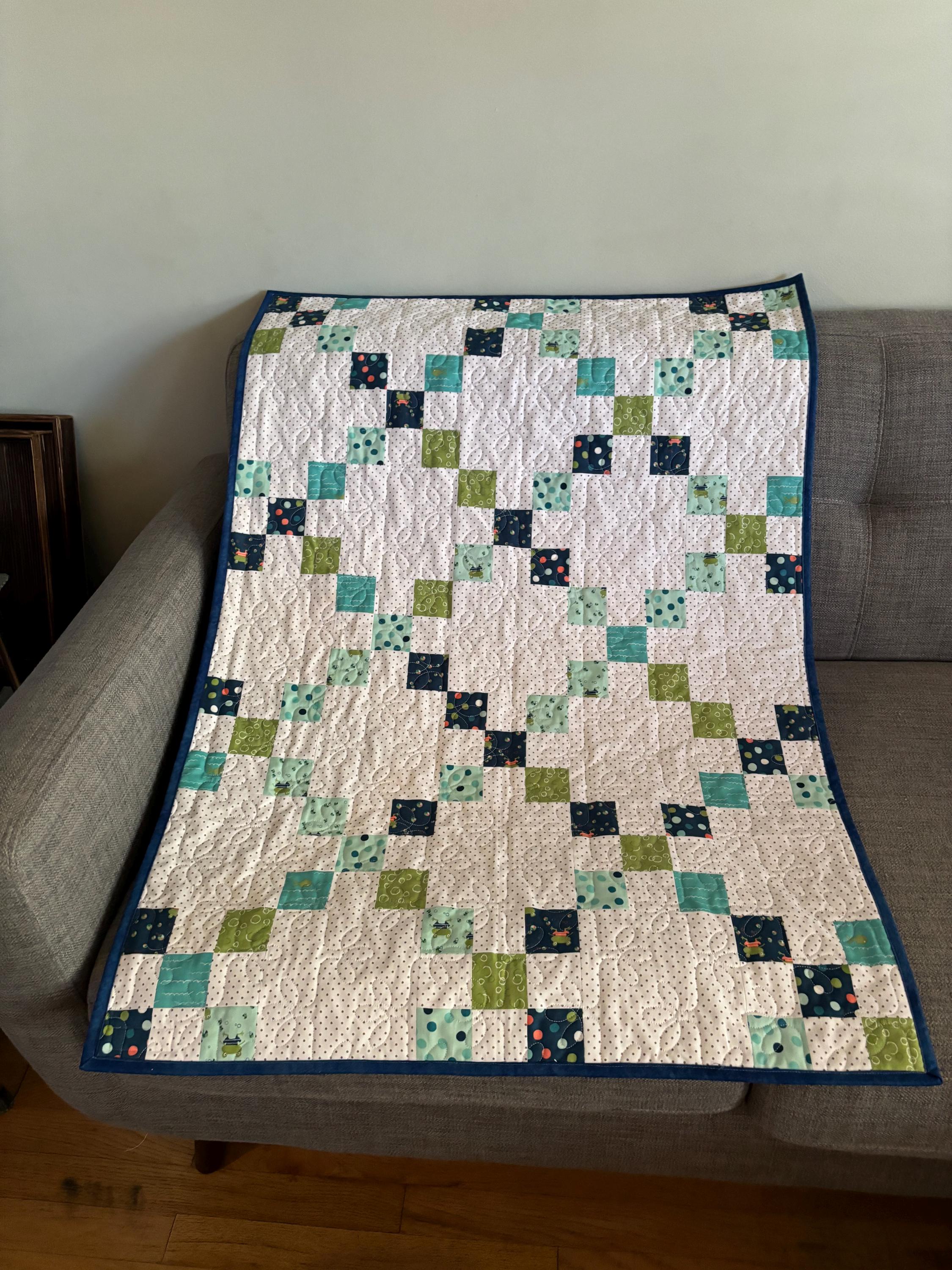 Irish Chain Baby Quilt - Etsy
