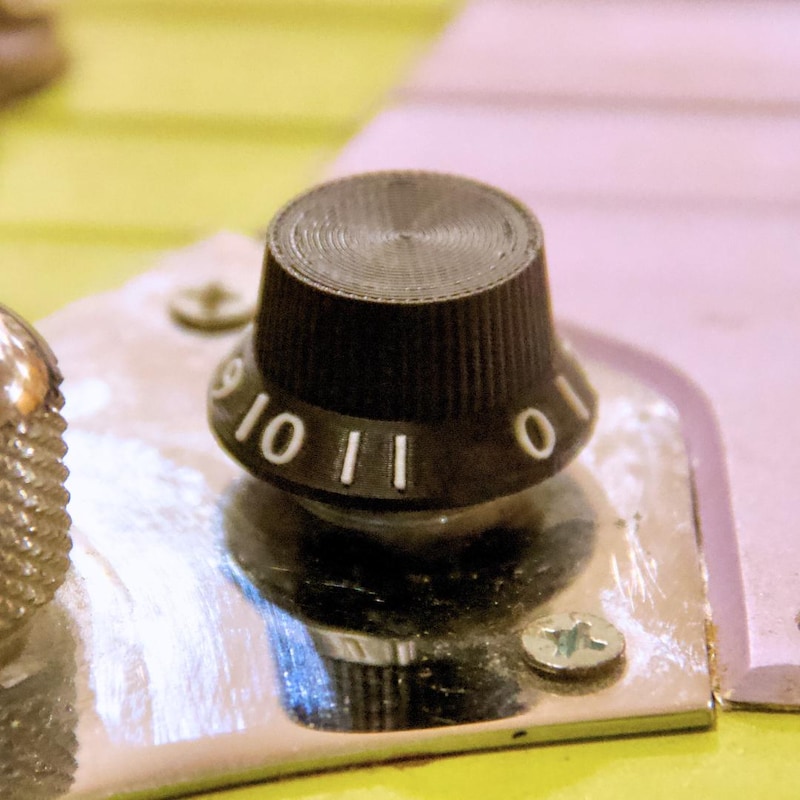 Guitar Volume Knob Black - Etsy