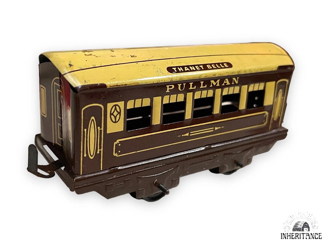 1950s British Mettoy Tin Plate Train Set Locomotive Gauge O - Vintage ...