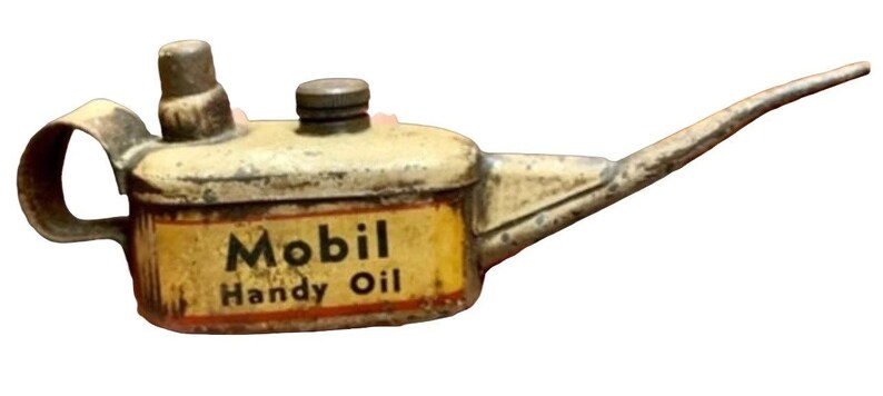 Vintage Mobil Handy Oil Tin Collectable Oil Memorabilia C1950s - Etsy