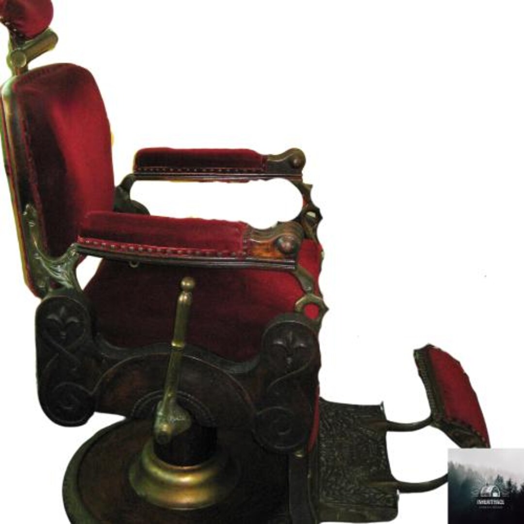 Koken Quatersawn Oak Barber Chair - Incredible Showstopping Centrepiece ...