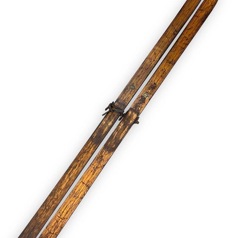 Antique Skis - Etsy