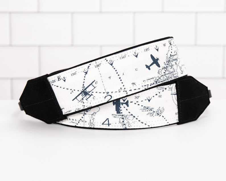 Airplane Camera Strap Aviation Map | Etsy