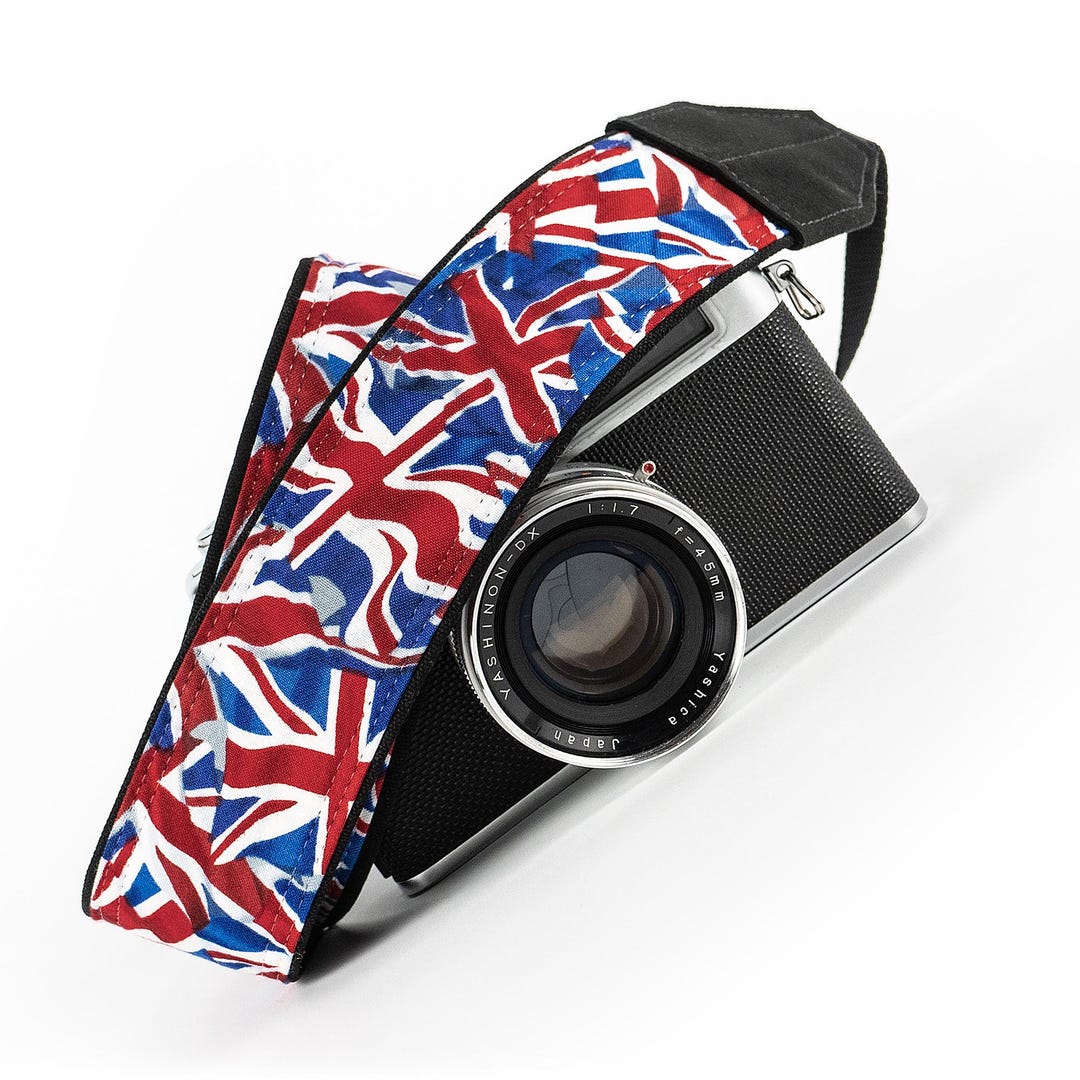 Camera Strap, Flags, Union Jack, UK, for DSLR, SLR, Mirrorless Cameras ...