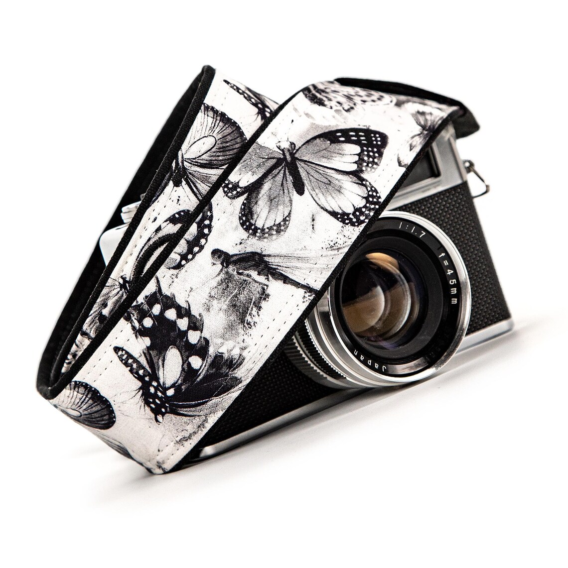 Butterfly Camera Strap, Black and White - Etsy