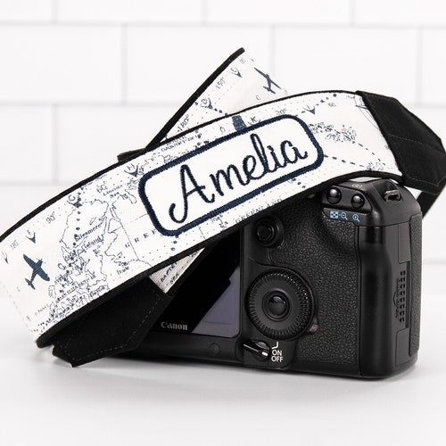 Airplane Camera Strap Aviation Map - Etsy