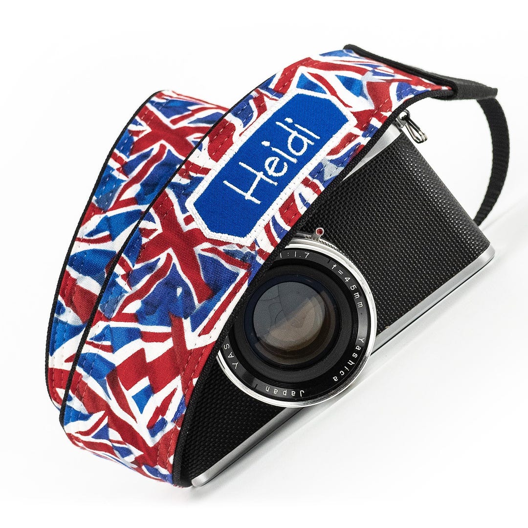 Personalized Camera Strap, Union Jack, for Dslr, Slr or Mirrorless Cameras - Etsy