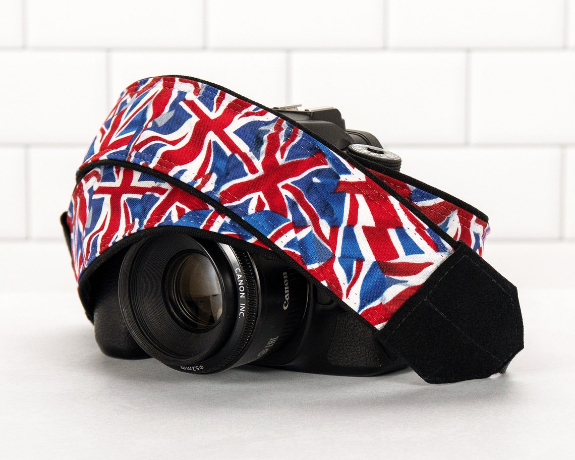 Camera Strap Flags Union Jack UK - Etsy