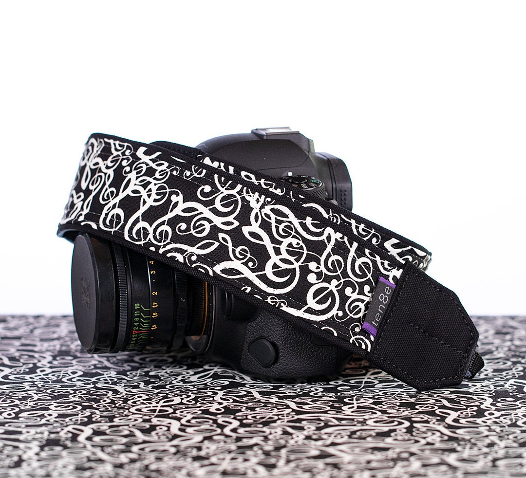 Camera Strap Music Notes Universal Fit Dslr Slr | Etsy