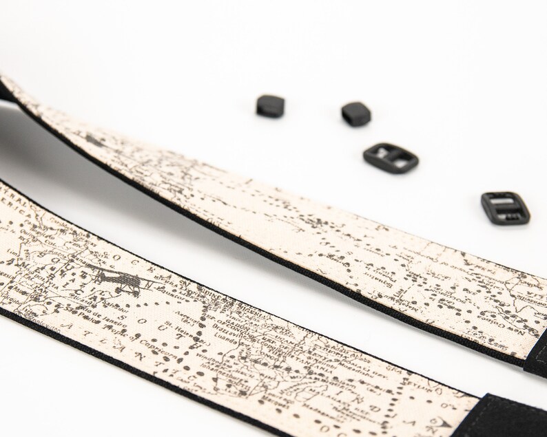 Map Camera Strap Airplane - Etsy