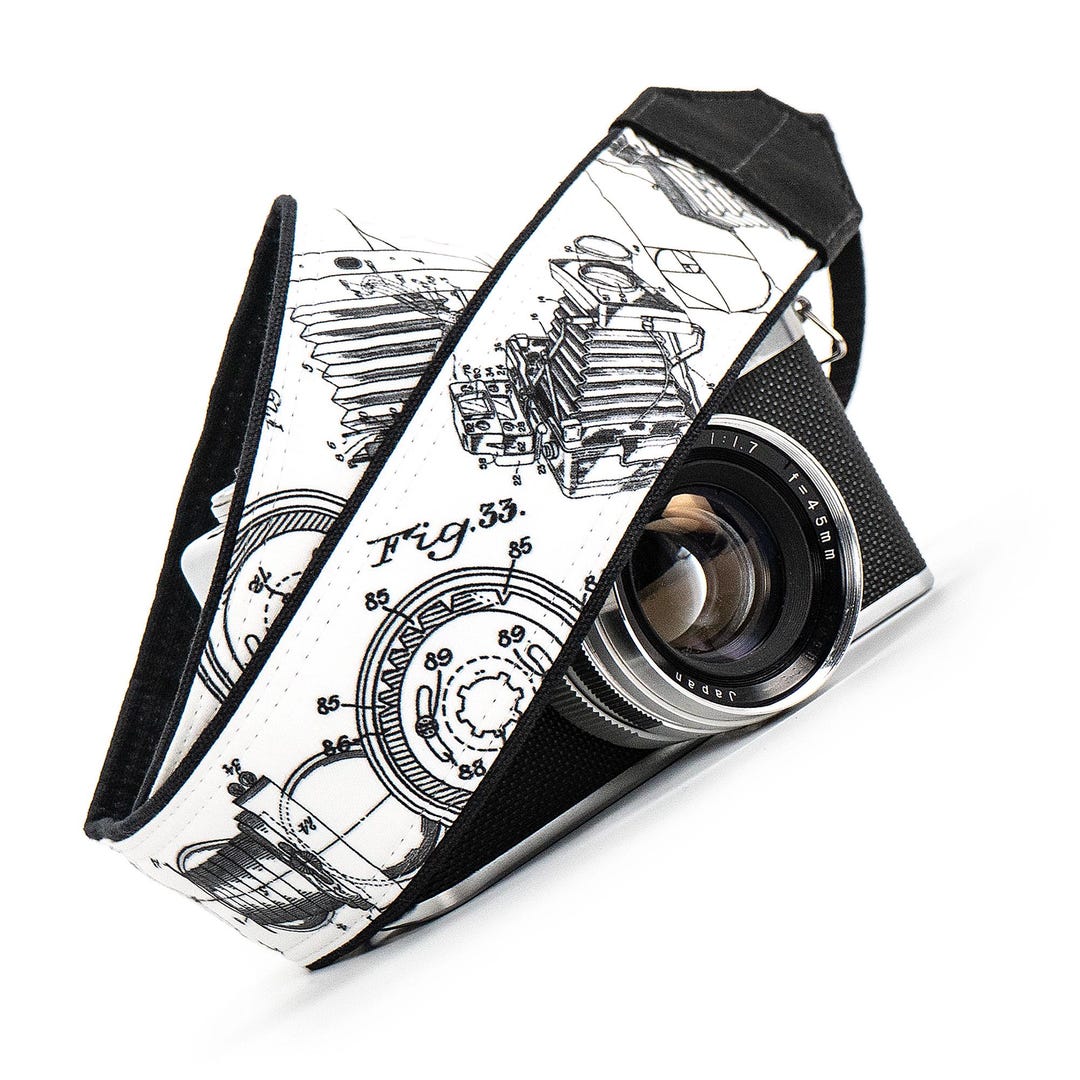 Vintage Cameras Patent Drawings Camera Strap, Dslr, Slr, Mirrorless - Etsy