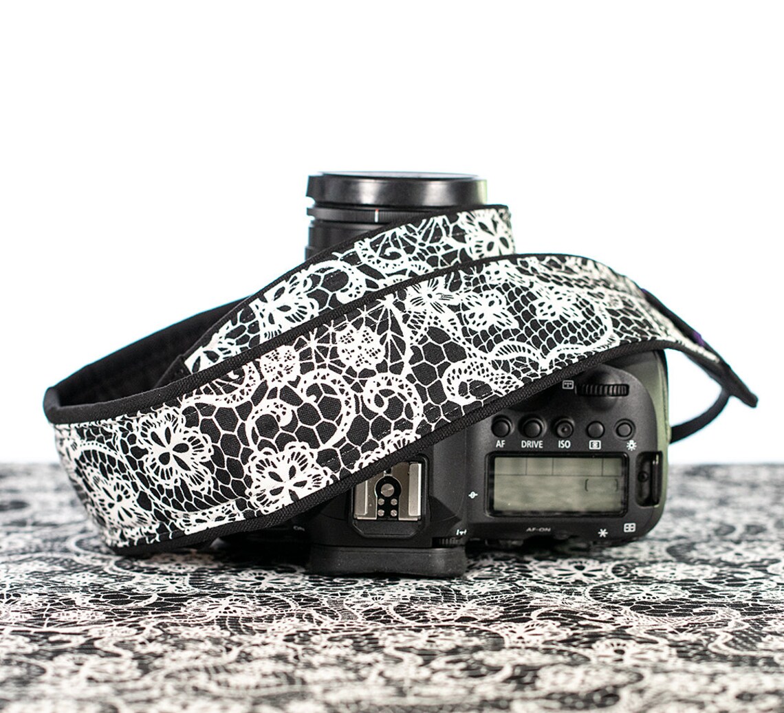 Lacy Print Camera Strap - Etsy
