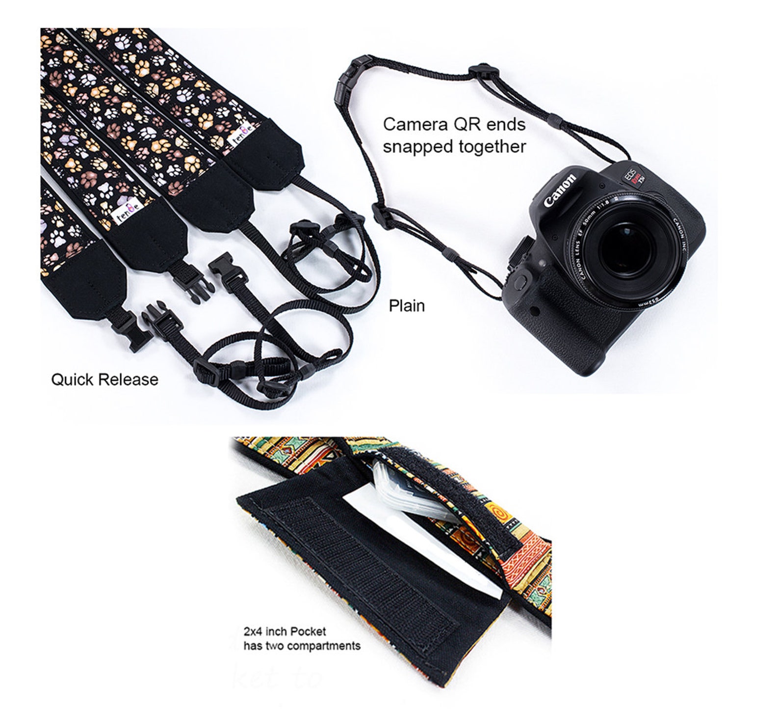 Camera Strap, Music Notes, Universal Fit Dslr, Slr, Mirrorless - Etsy