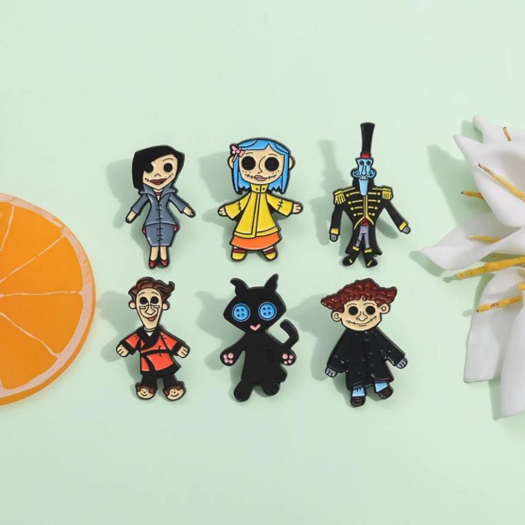 Custom Made "coraline" Enamel Pin! High Quality, Perfect for Pin ...