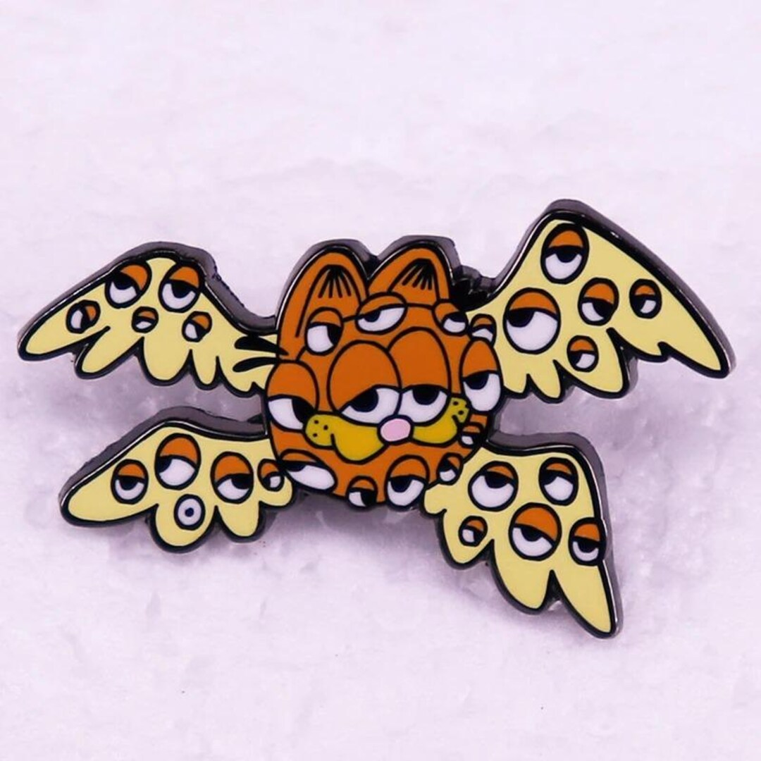Custom Made "seraph Garfield!" Enamel Pin! High Quality, Perfect for ...