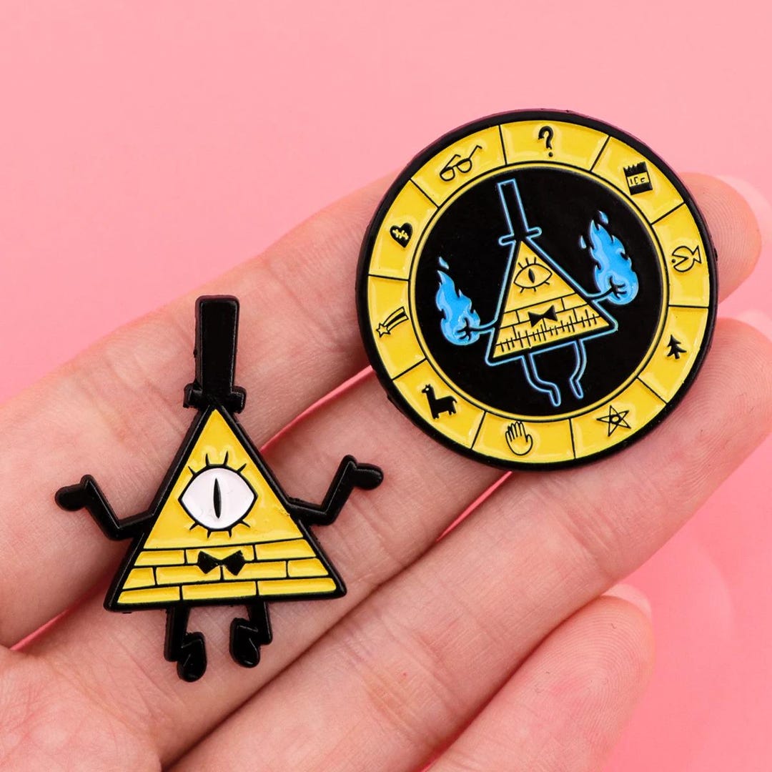 Custom Made "bill Cipher" Enamel Pin! High Quality, Perfect for Pin ...