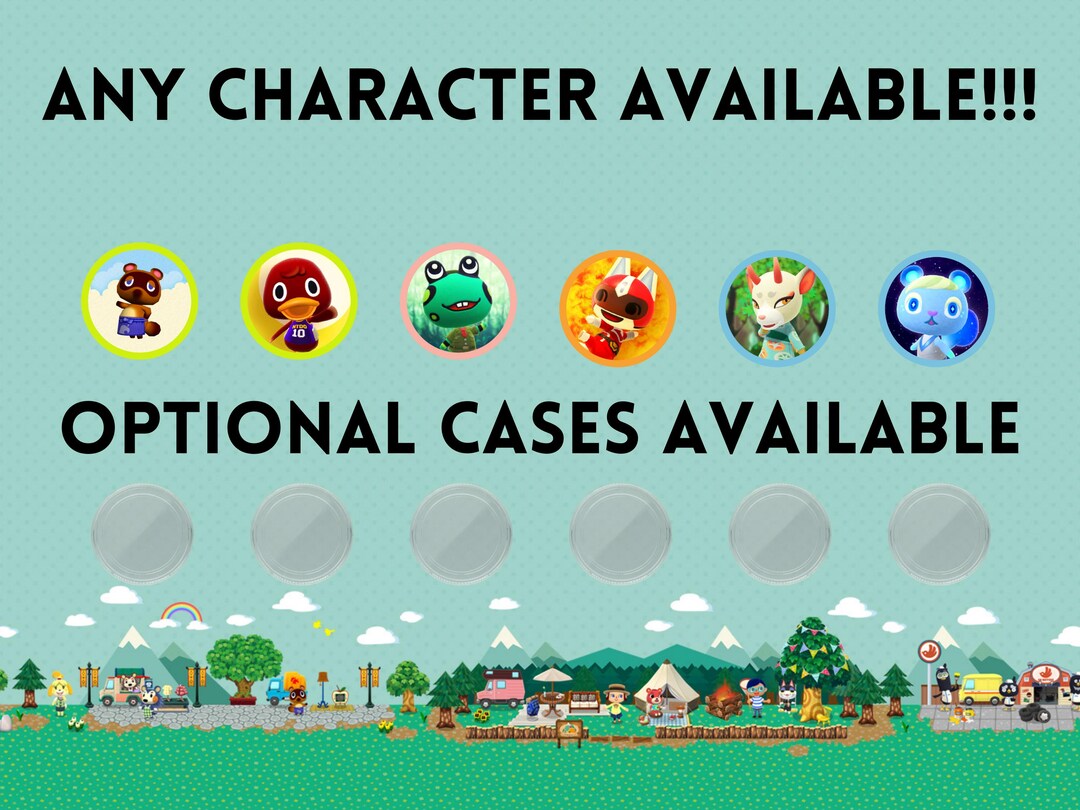 Custom Artwork Animal Crossing NFC Coins With Optional Cases Giftable ...