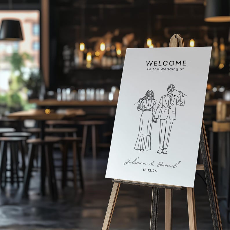 Restaurant Welcome Sign Mockup Using PSD Smart Object, Indoor Italian ...