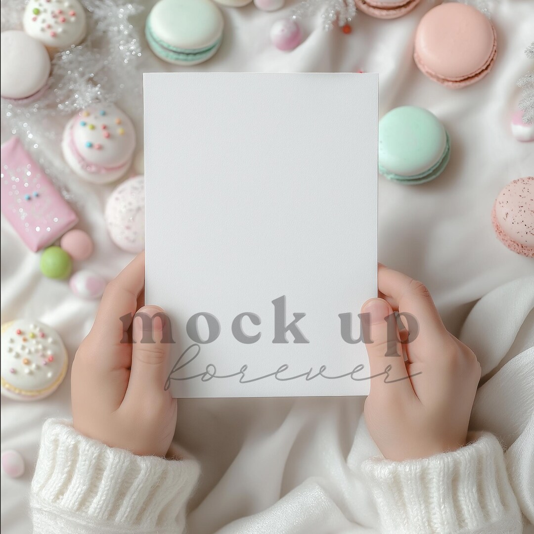5x7 Children's Birthday Invitation Mock up Using PSD, Smart Object ...