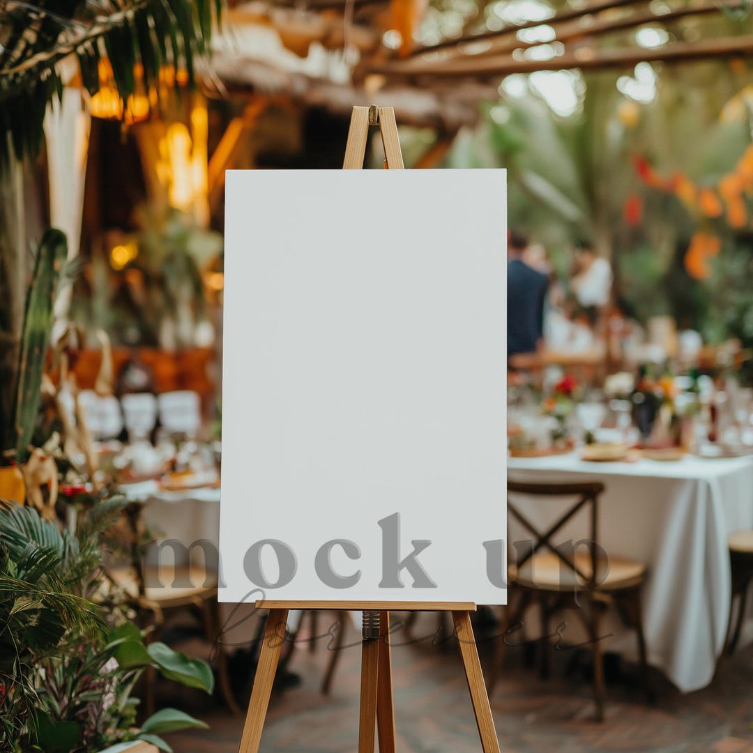 Wedding Welcome Sign Mock up Using PSD Smart Object, Mexican Fiesta ...