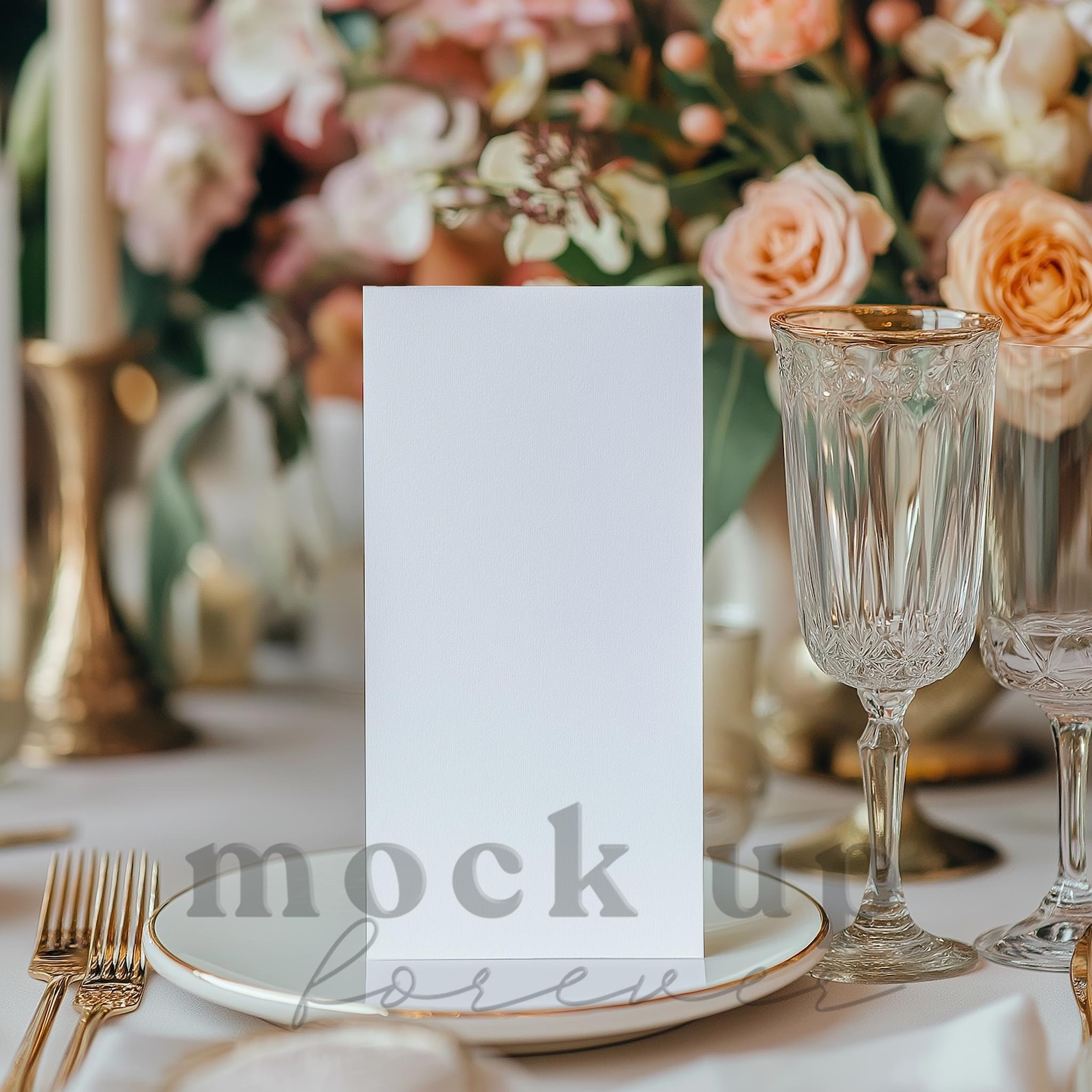 4x8 Menu Card Dining Table Mock up Using PSD, Smart Object, Realistic ...
