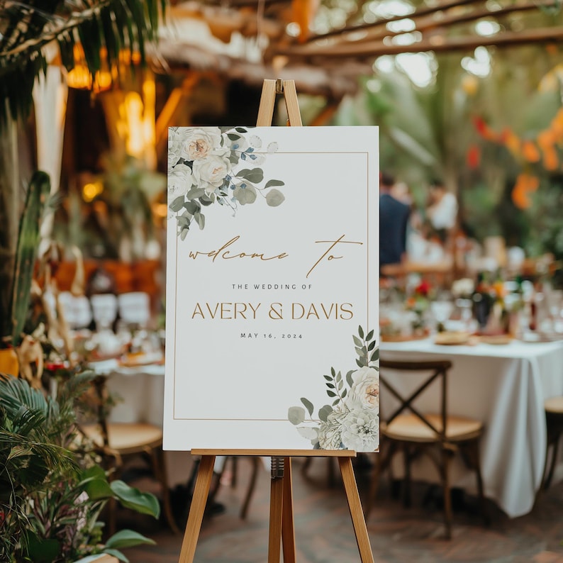 Wedding Welcome Sign Mock up Using PSD Smart Object, Mexican Fiesta ...