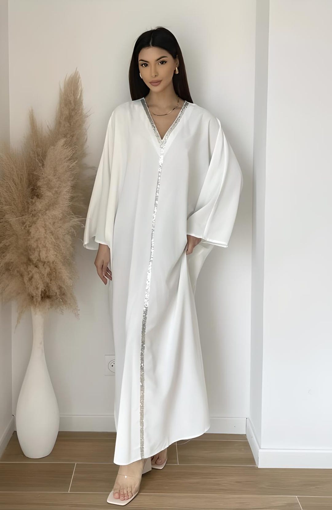 Luxury Moroccan Style Abaya Dress. Muslim Dress, Bohemian, Boho, Boho ...