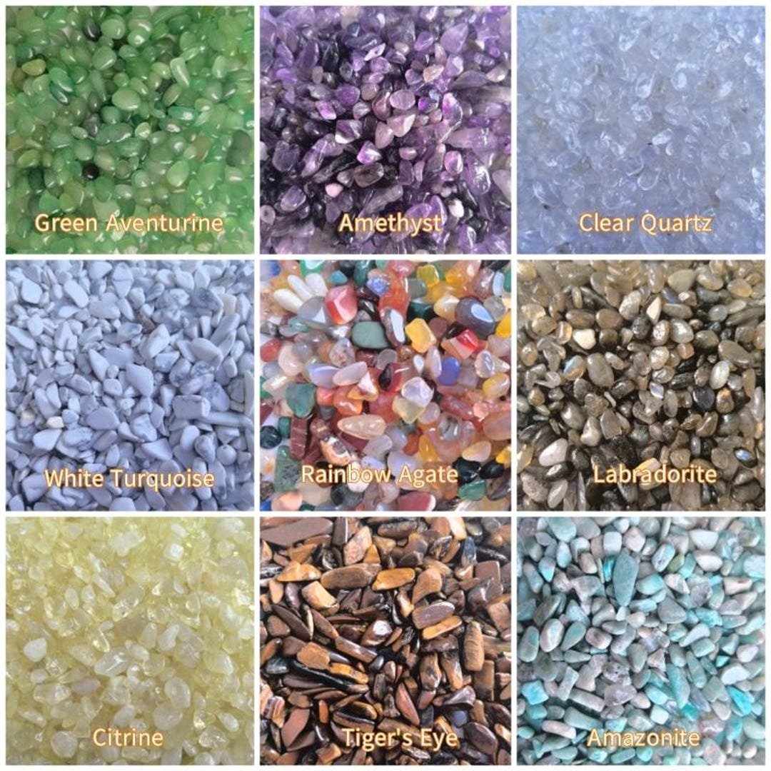 9 Types of Tumbled Gemstone Fragments,bulk Gemstone Chips,broken ...