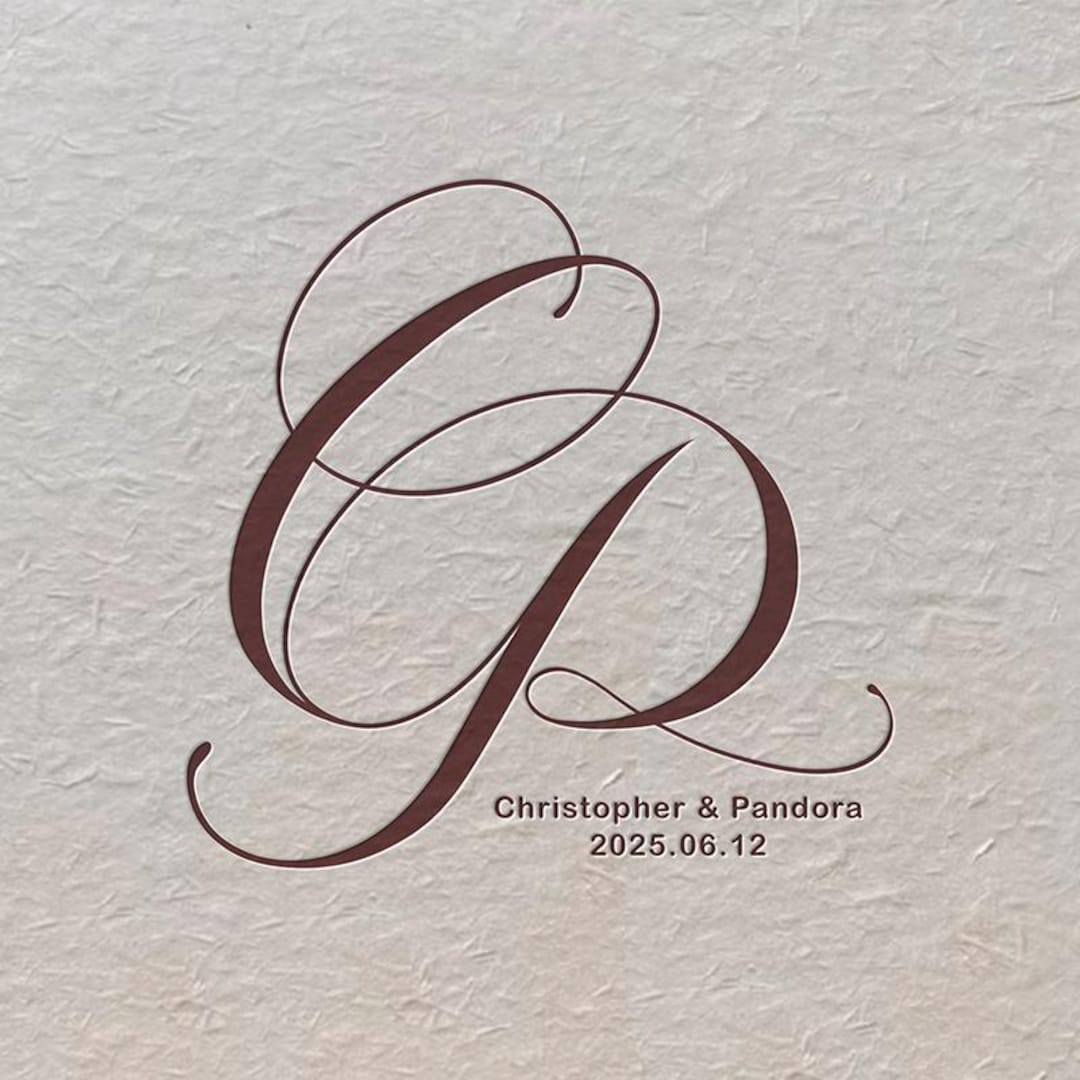Personalized Wedding Logo Design |original Monogram|wedding Monogram ...
