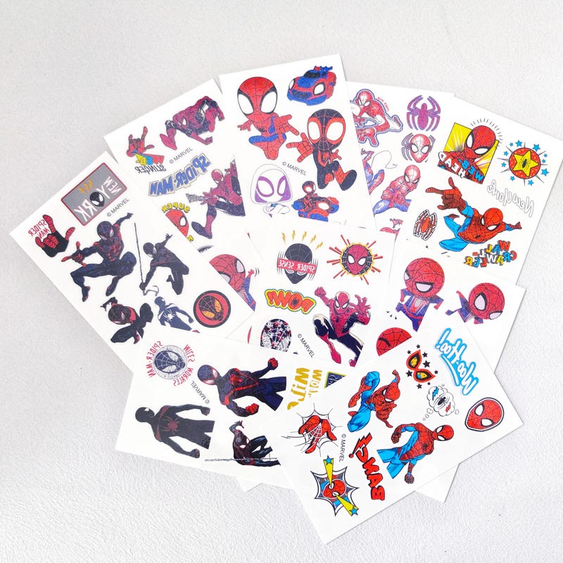 Spider Man Stickers - Etsy