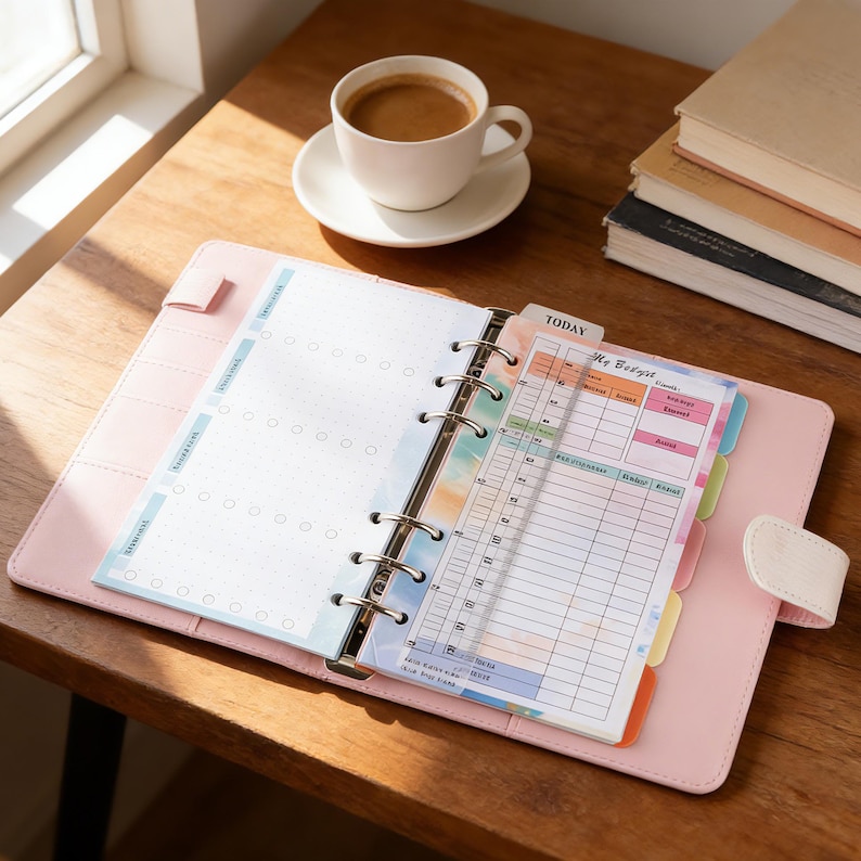 A6 Planner Refill Paper | 6-hole Binder Inserts - Etsy
