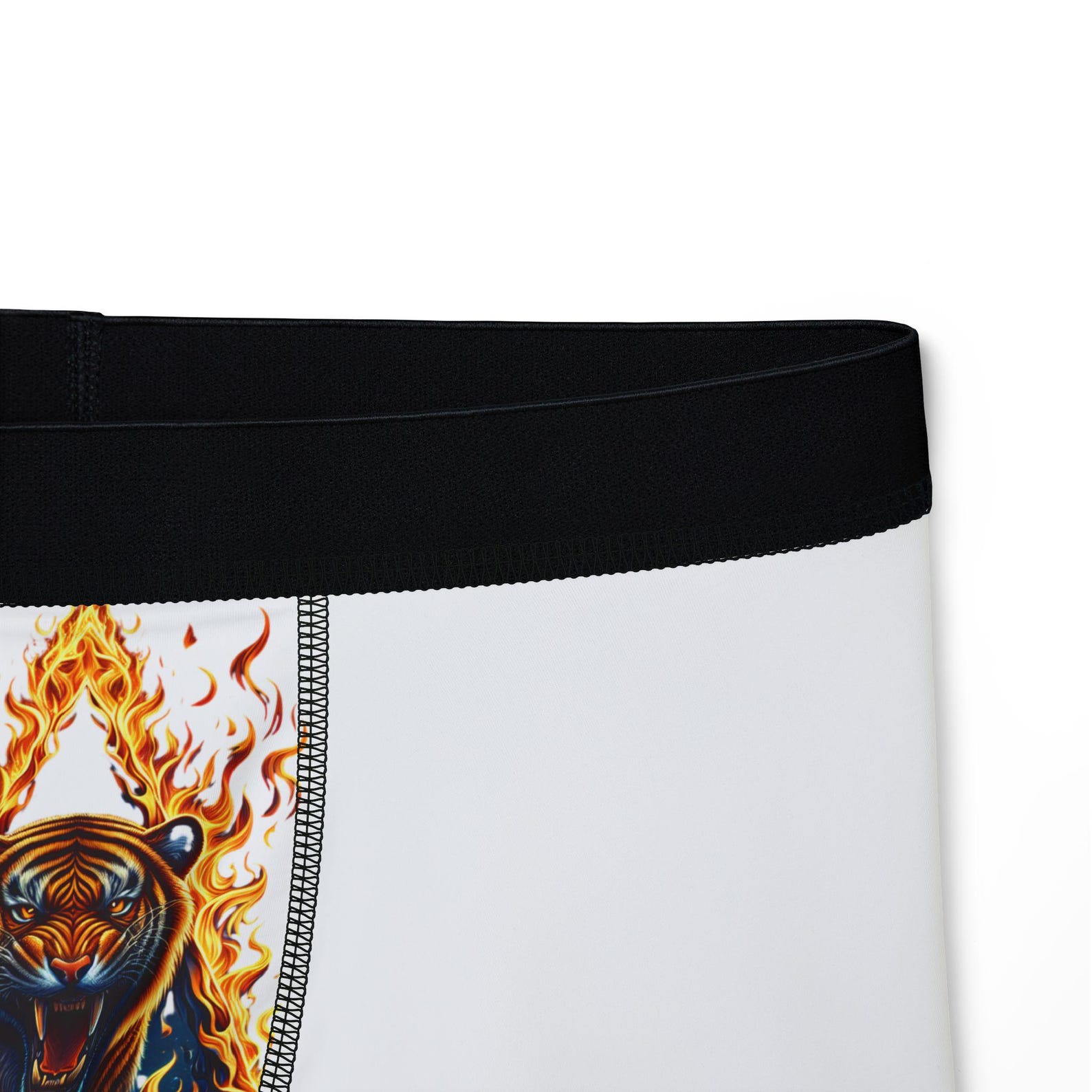 Tiger Boxers, Animal Print Underwear, Tiger Lover Gift, Fire Triangle ...