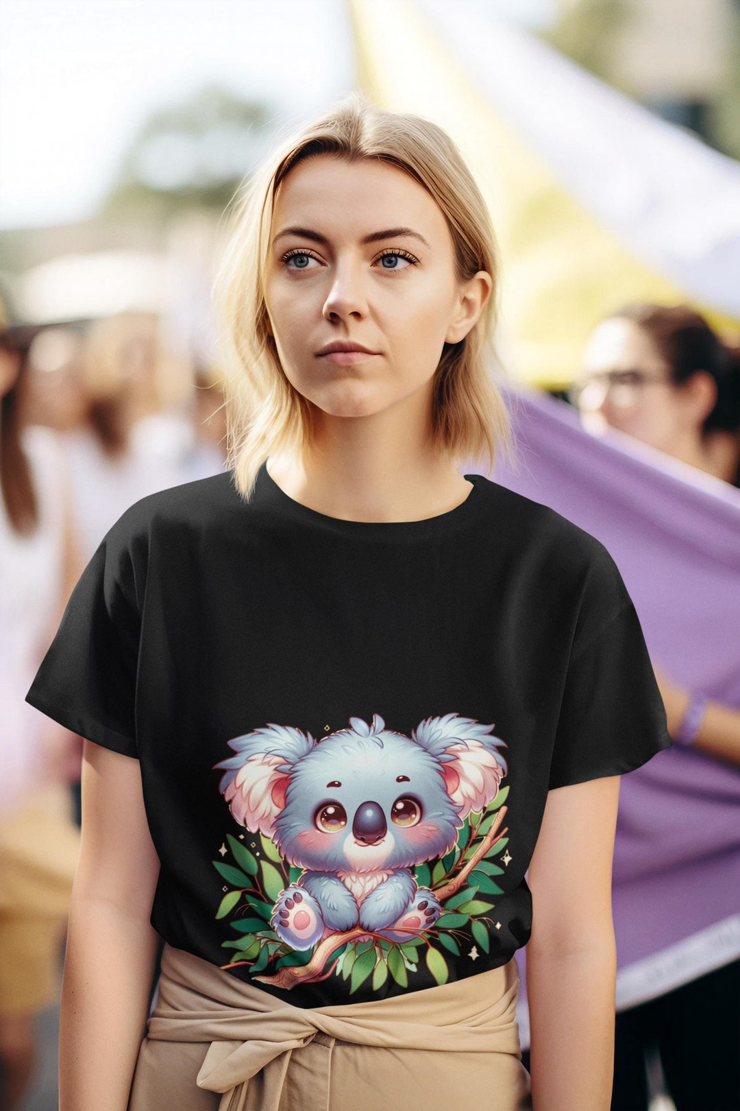 Bear Graphic T-shirt, Kohala Animated Design, Men's Women's Nature Tee ...