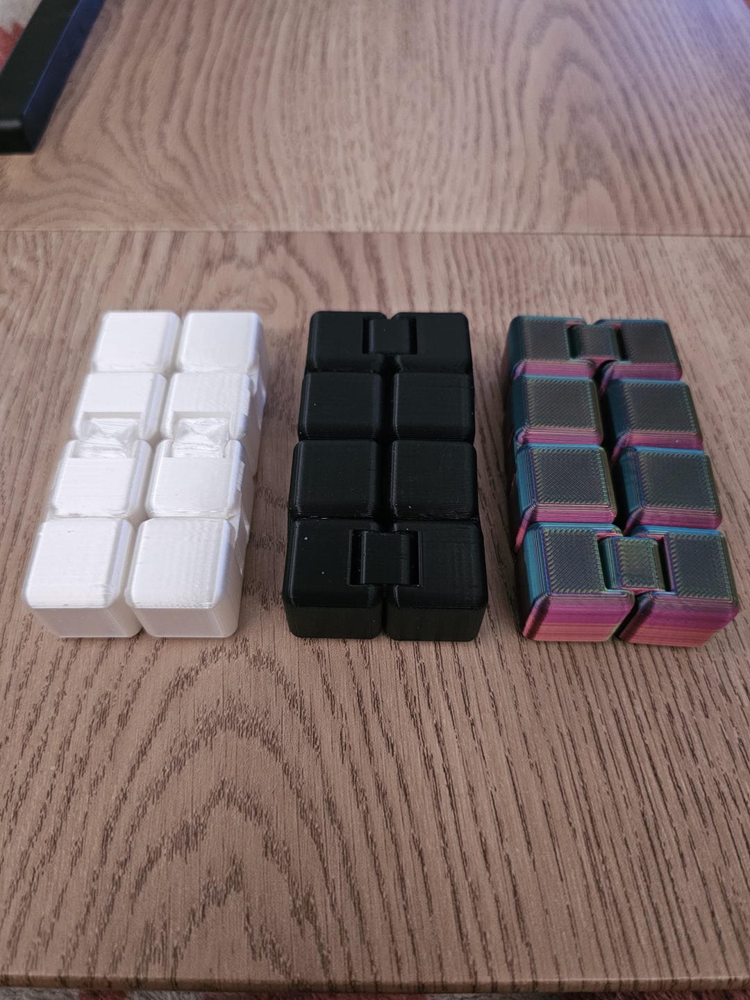 Personalized 3D Printed Infinity Cube - Etsy