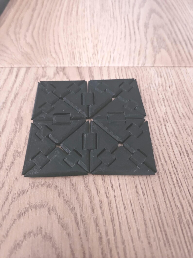 Customized 3D Printed Spinning Fidget Folding Square Toy - Etsy