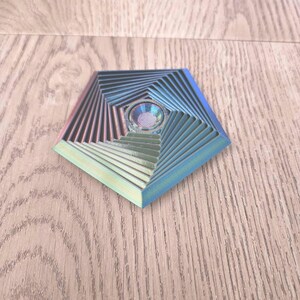 Stress-relieving 3D Printed Spinning Pentagon Fidget - Etsy